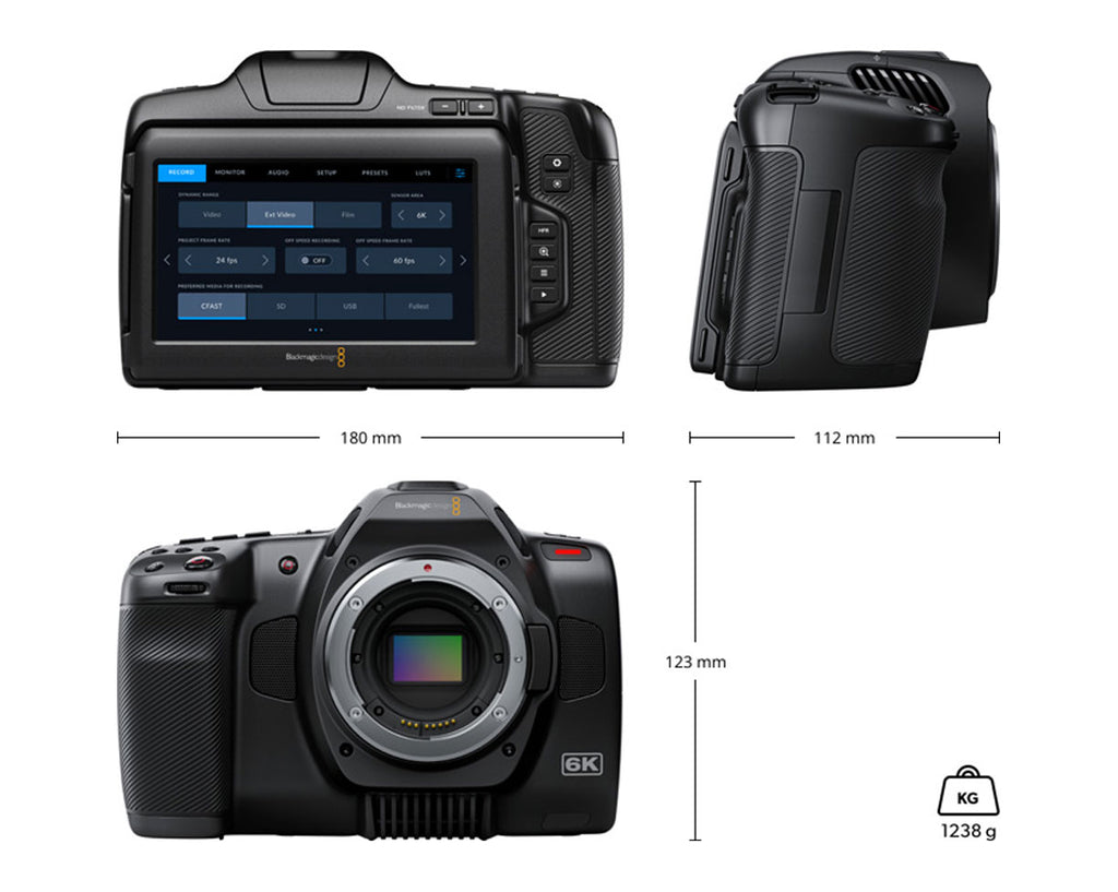 Blackmagic Pocket Cinema Camera 6K Pro – CBD Audio Visual